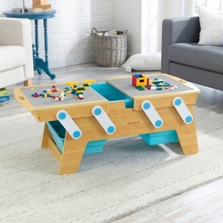 Building Block Activity Table Play N Store | KidKraft