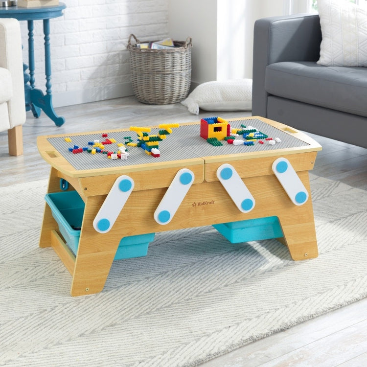 Building Block Activity Table Play N Store | KidKraft
