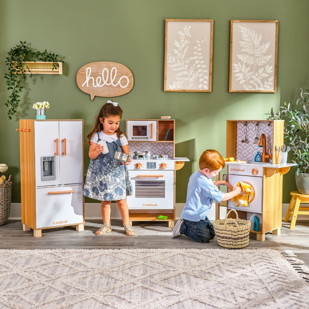 3-Piece Play Kitchen Set | Kids Kitchen Playset | KidKraft