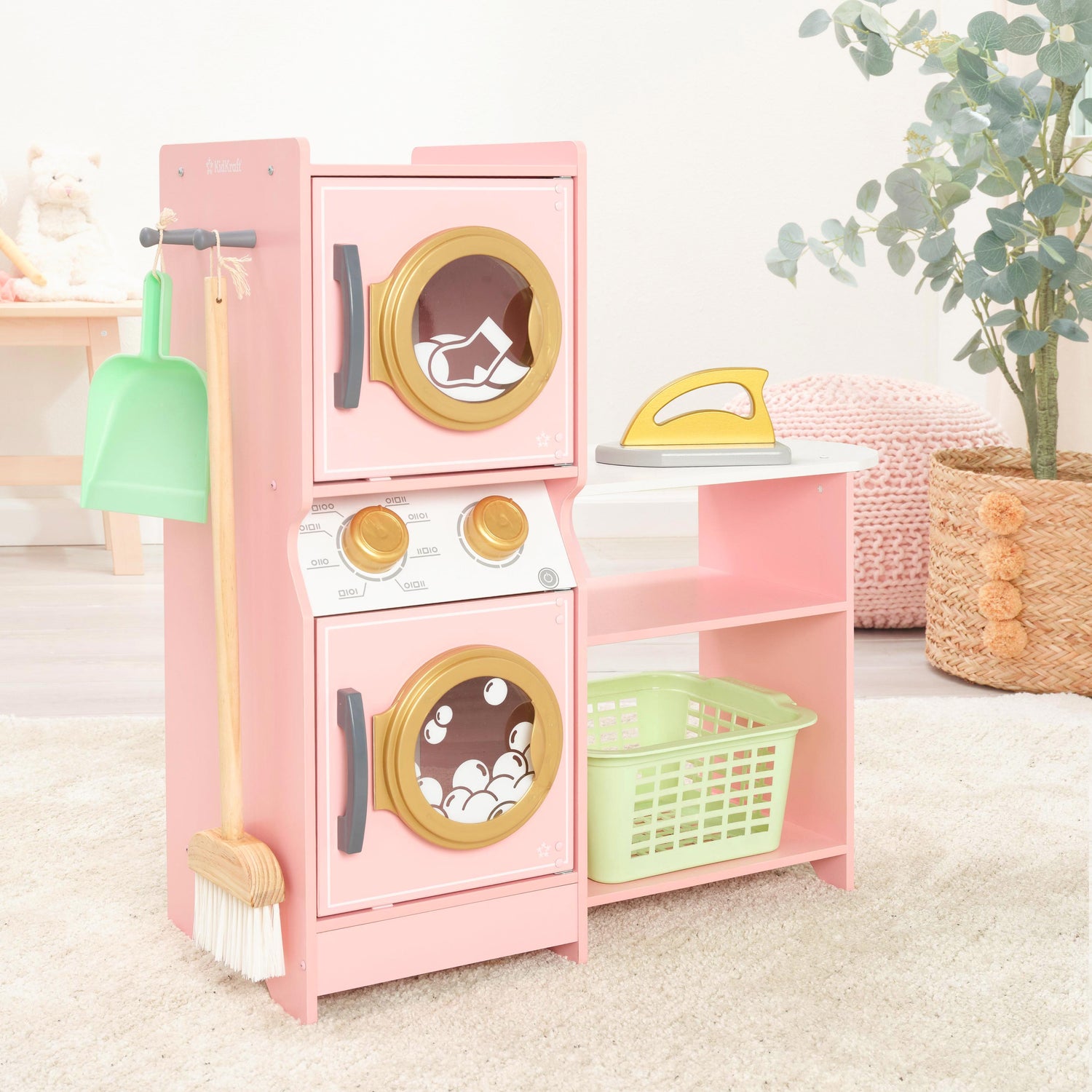 Kids Washer and Dryer Play Set | Laundry Playset | KidKraft