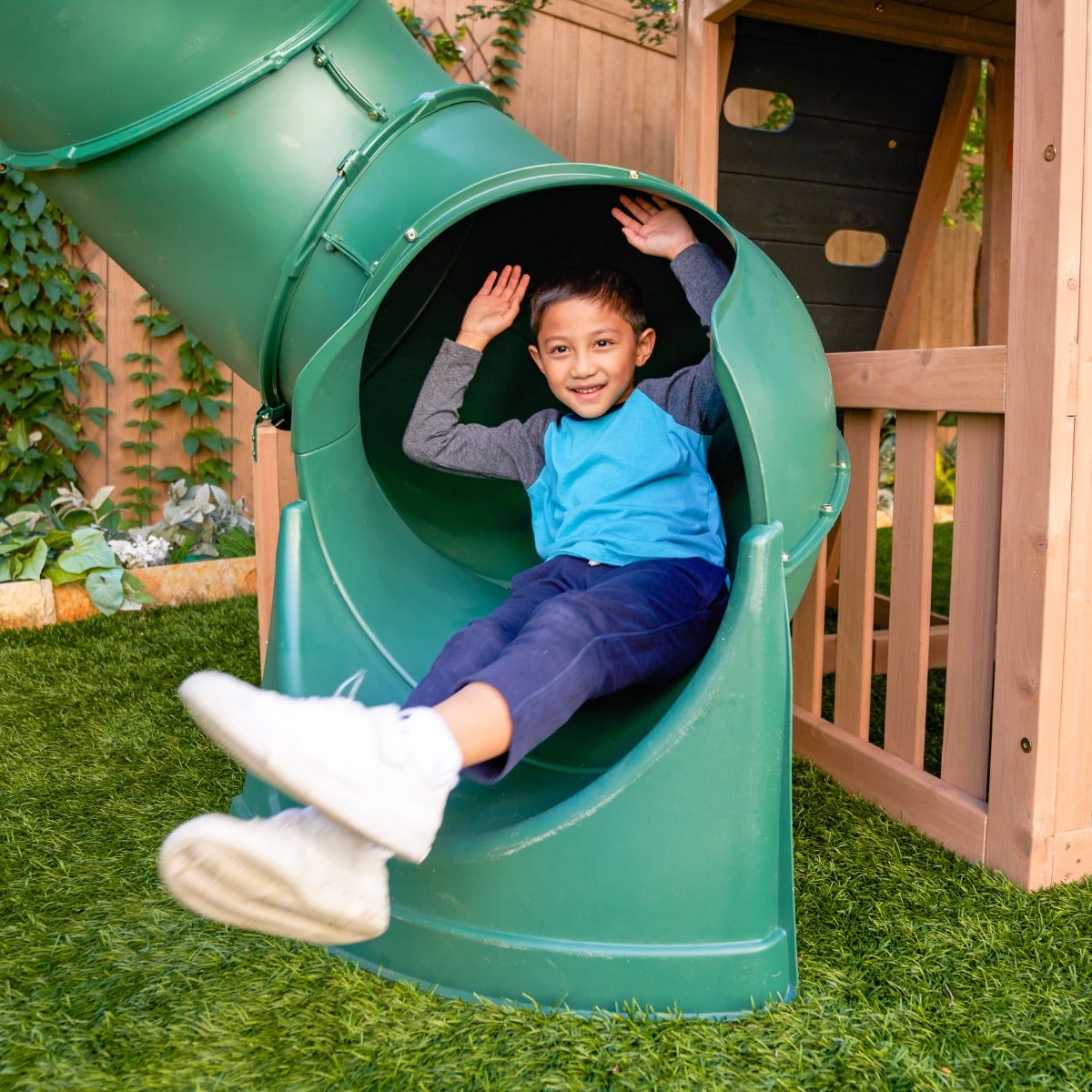 Wooden Swing Set | Summit View Swing Set | KidKraft